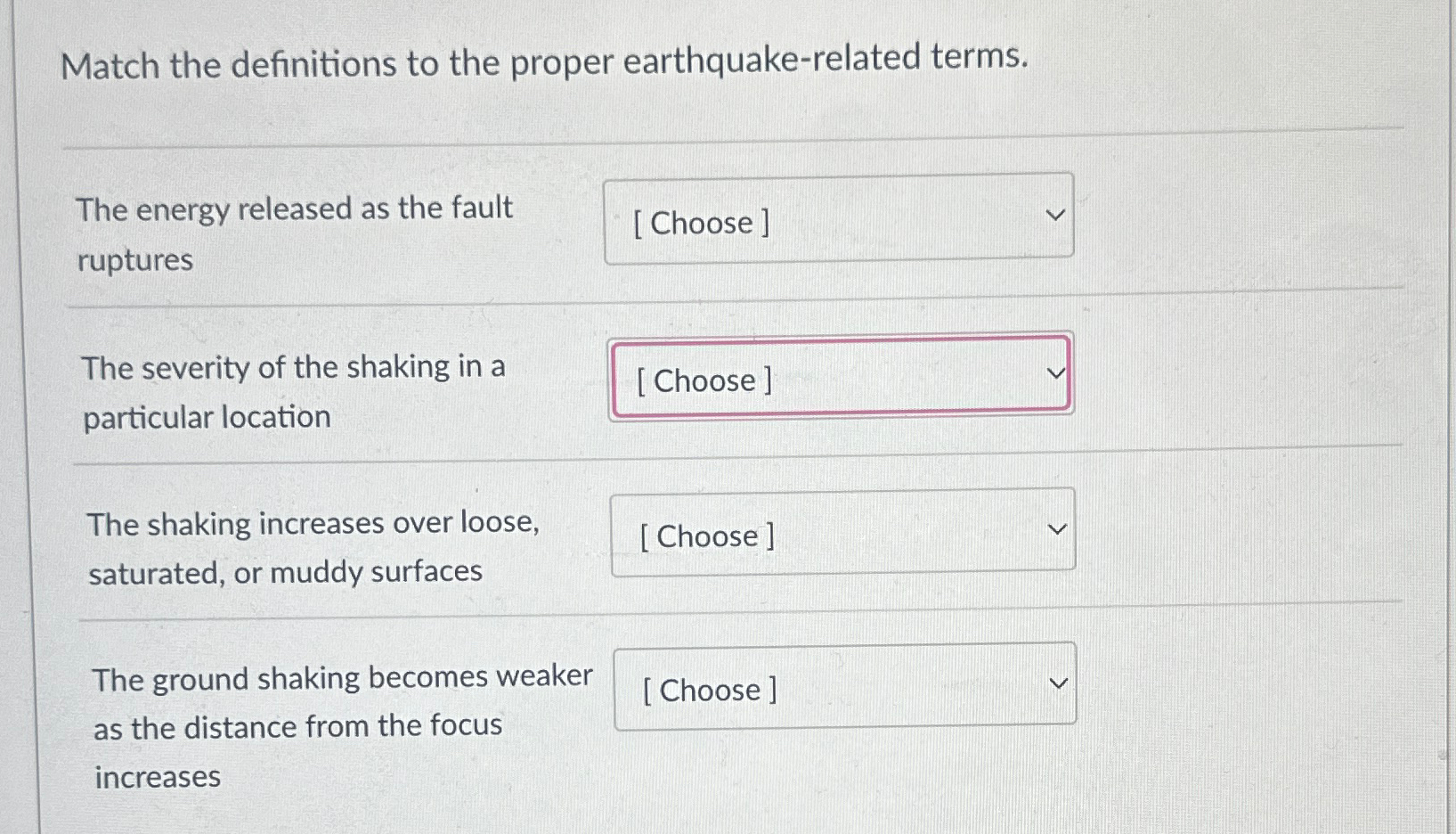 Solved Match the definitions to the proper | Chegg.com