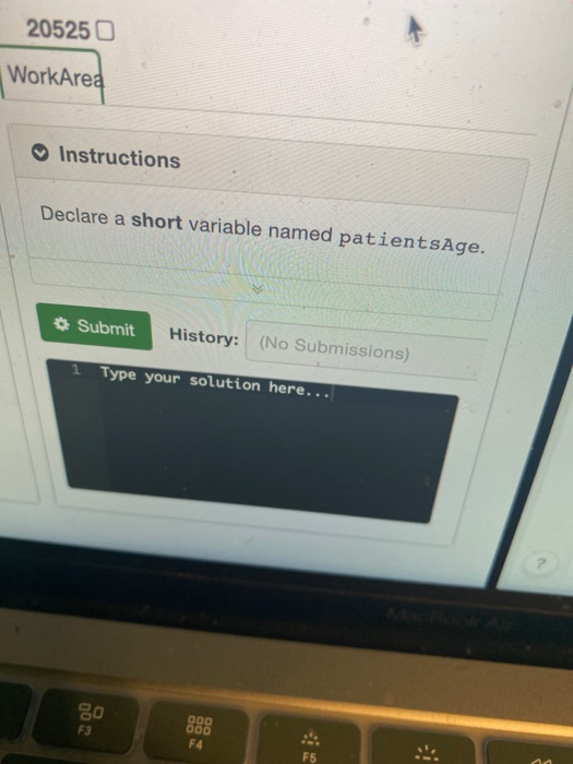Solved Numerical Data > Integers: Literals and Variables > | Chegg.com