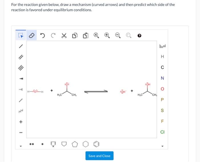 Solved For the reaction given below, draw a mechanism | Chegg.com