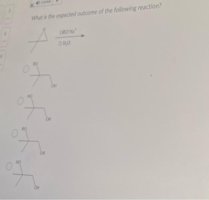 Solved What is the expected outcome of the following | Chegg.com