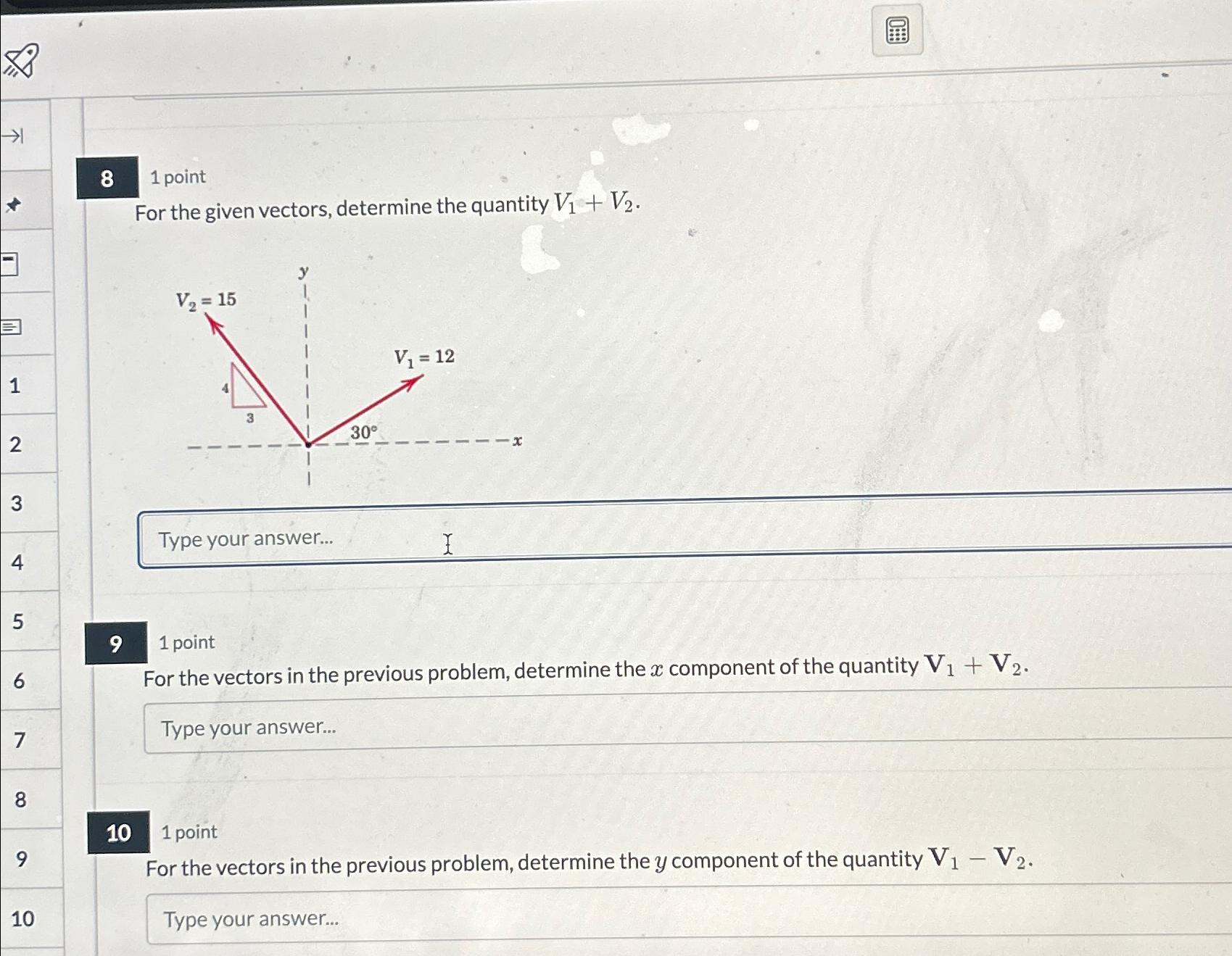 Solved 8For the given vectors, determine the quantity | Chegg.com
