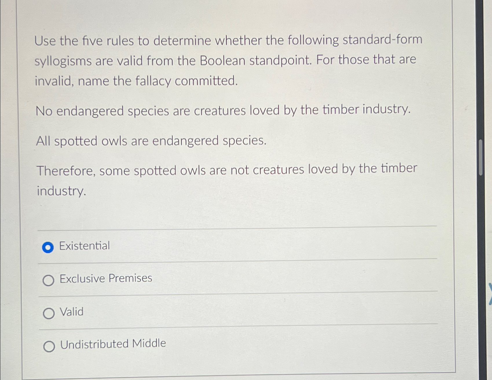 Solved Use the five rules to determine whether the following | Chegg.com