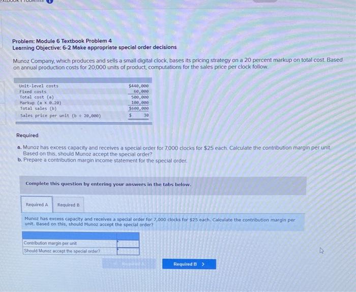 Solved Problem: Module 6 Textbook Problem 4 Learning | Chegg.com