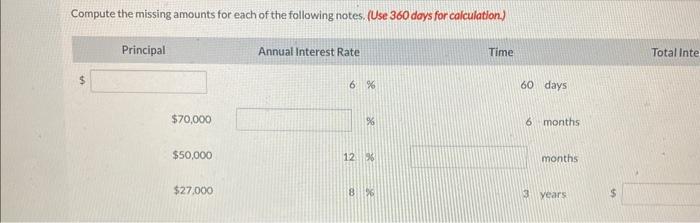 Solved Compute the missing amounts for each of the following | Chegg.com