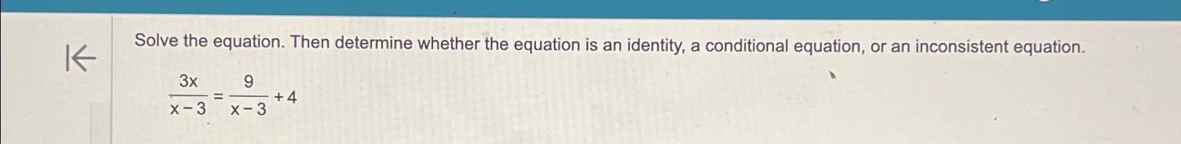 Solved Solve The Equation Then Determine Whether The 