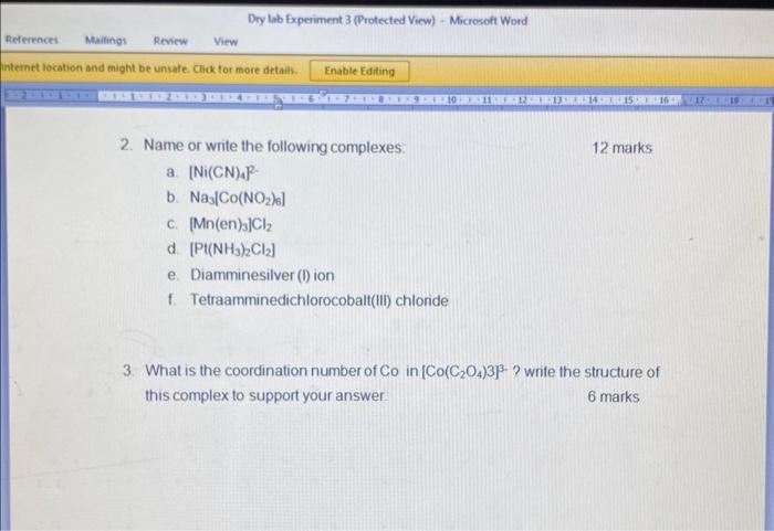 Solved 1. Complete the table below: 2311Na+ Element No. of | Chegg.com