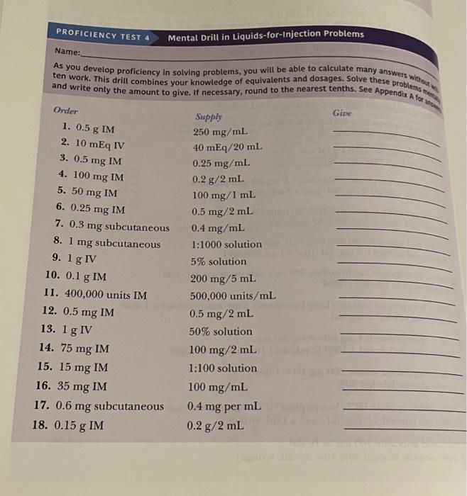 As you develop proficiency in solving problems, you | Chegg.com