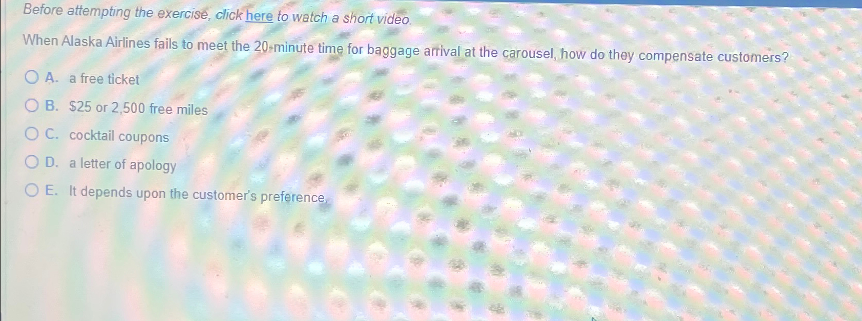 Solved Before attempting the exercise, click here to watch a | Chegg.com