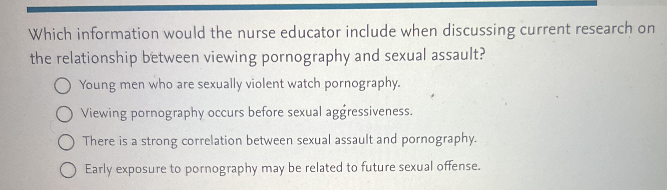 Solved Which information would the nurse educator include | Chegg.com