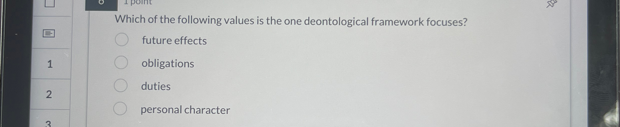 Solved Which of the following values is the one | Chegg.com