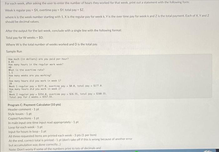 Solved A5: Functions 2 Start Assignment Due Monday by | Chegg.com