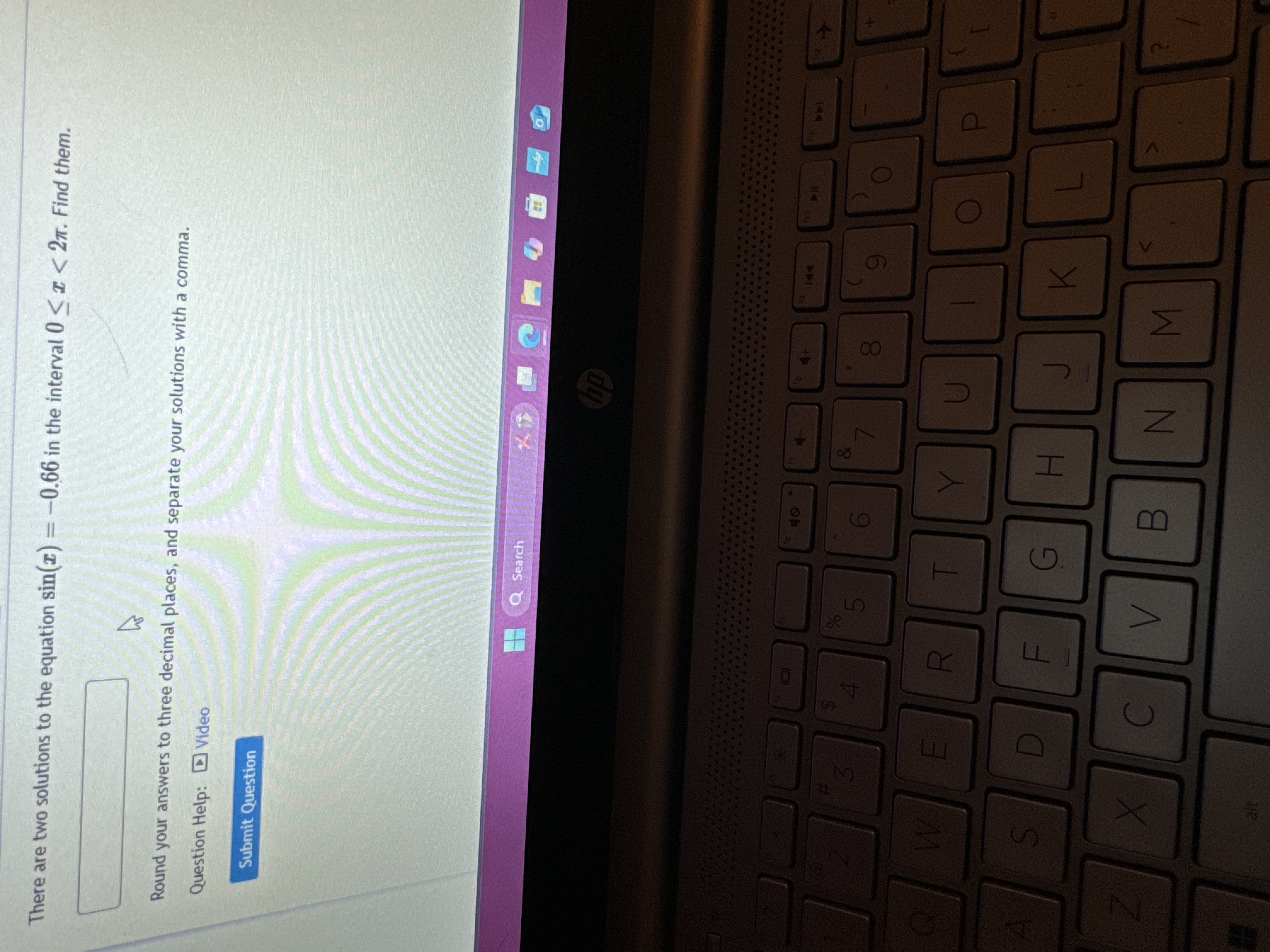 Solved There are two solutions to ﻿the equation | Chegg.com