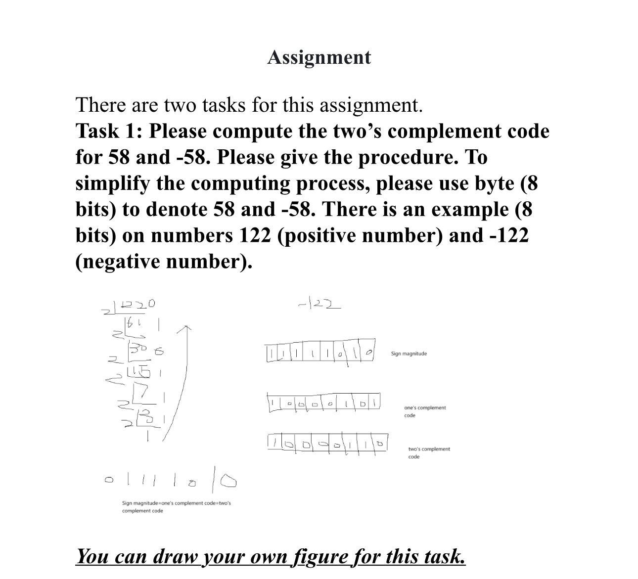 Solved AssignmentThere are two tasks for this | Chegg.com
