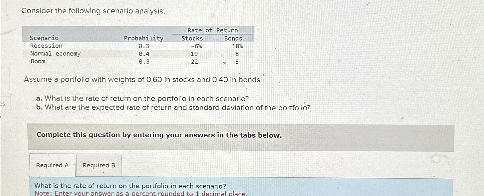 Solved Consider the following scenario | Chegg.com