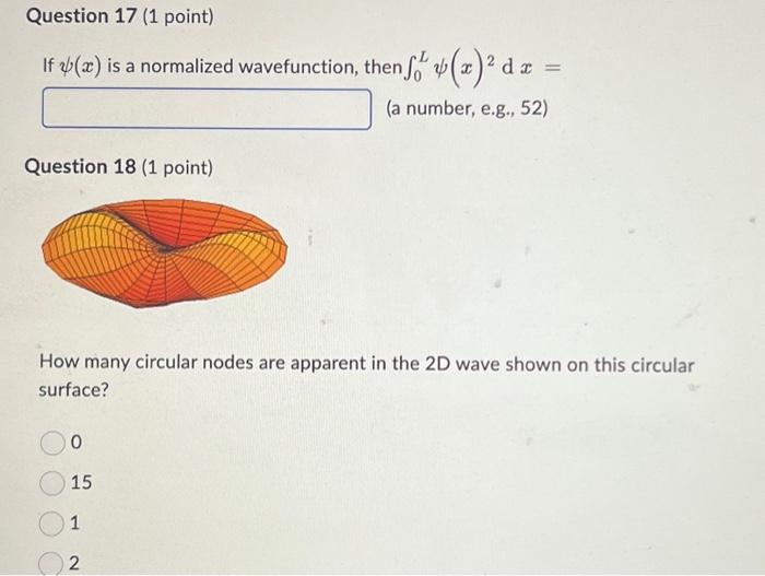 Solved If ψ X Is A Normalized Wavefunction Then ∫0lψ X 2