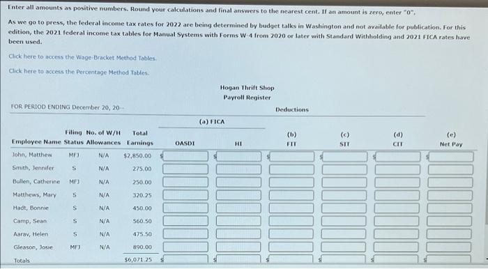 Solved Example 4-4 To use the wage bracket method for Manual | Chegg.com