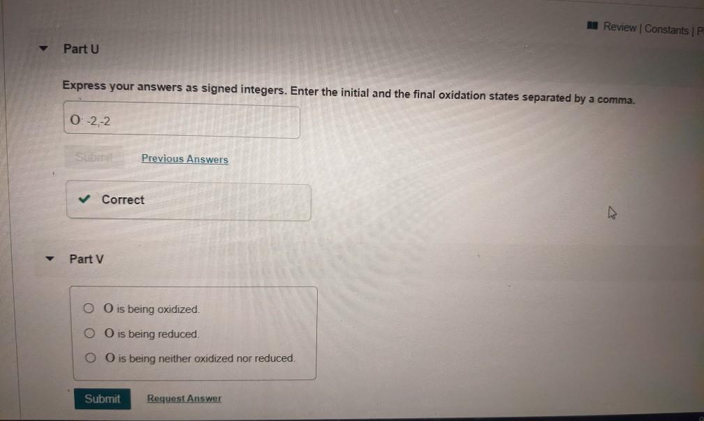 Solved A Review Consta Part M Express your answers as signed | Chegg.com