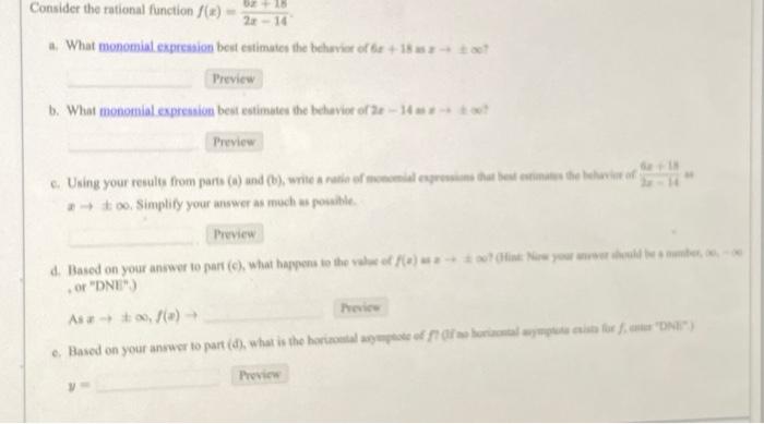 Solved 62 +18 2z-14 a. What monomial expression best | Chegg.com