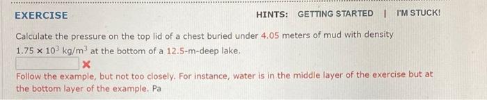 Solved EXERCISE HINTS: GETTING STARTED I'M STUCK! Calculate | Chegg.com