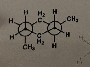 Solved Convert the following Newman projection into a | Chegg.com