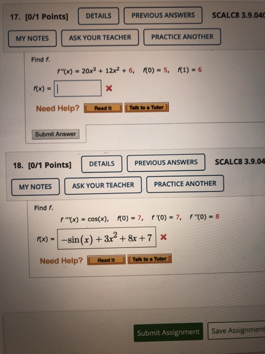 Solved 17. [0/1 Points] DETAILS PREVIOUS ANSWERS SCALC8 | Chegg.com