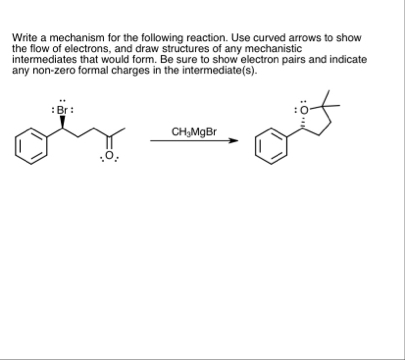 Solved Write a mechanism for the following reaction. Use | Chegg.com