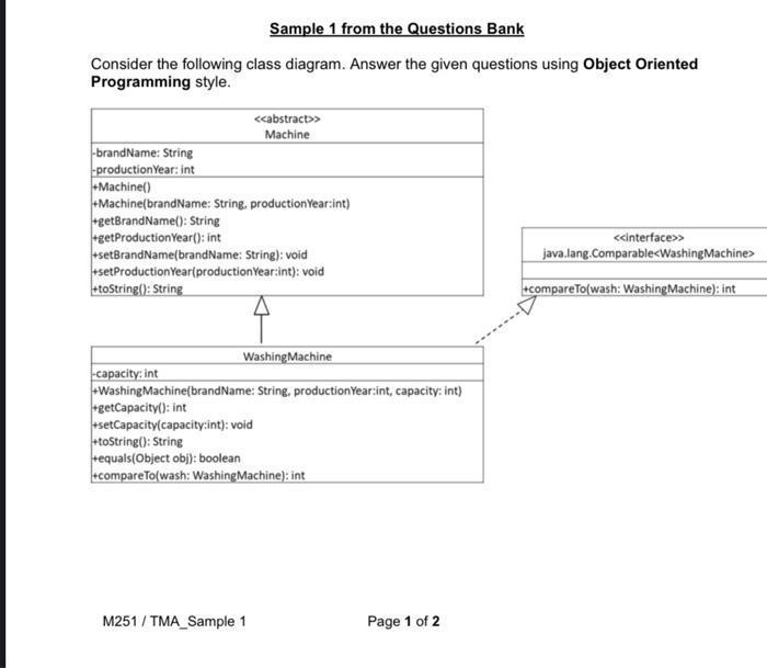 Solved Sample 1 from the Questions Bank Consider the | Chegg.com