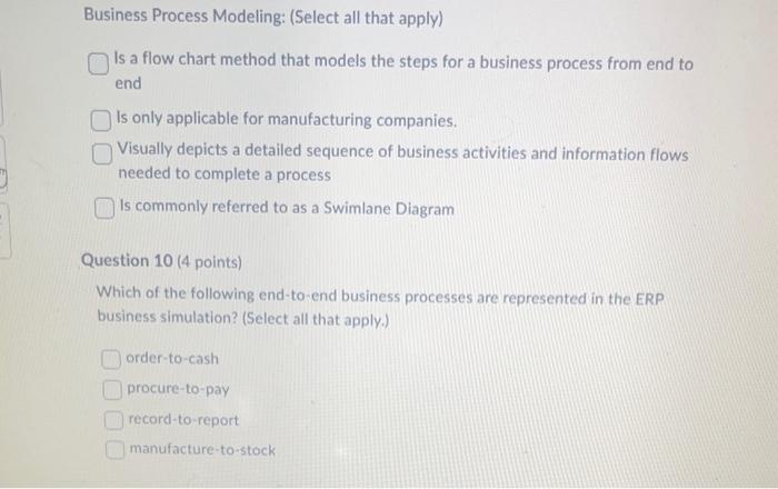 Solved Business process models are useful for understanding | Chegg.com