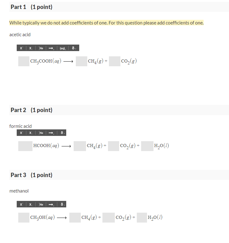 Solved Part 1 (1 ﻿point)While typically we do not add | Chegg.com