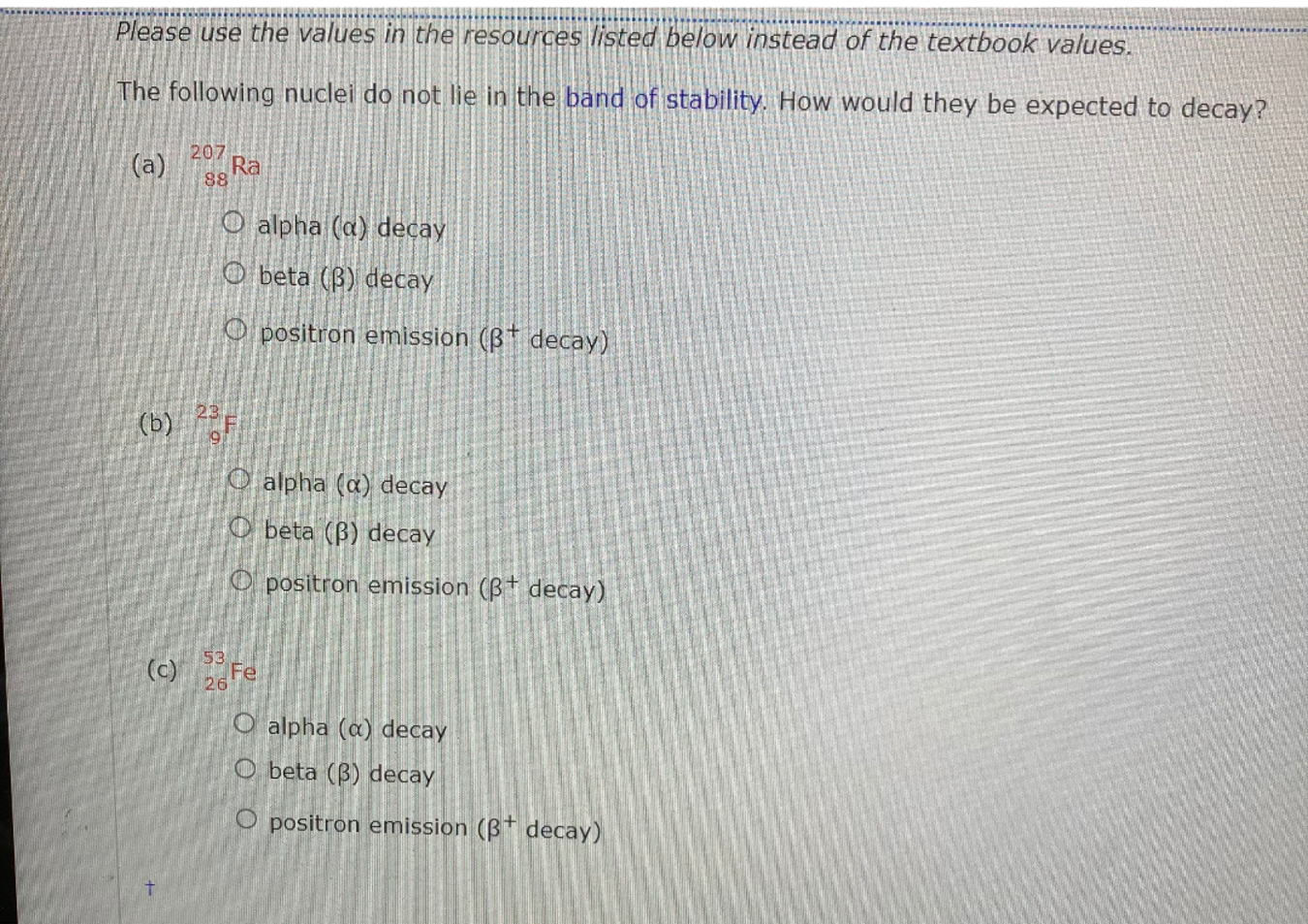 Solved Please use the values in the resources listed below | Chegg.com