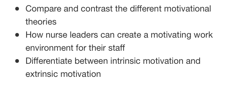 Solved Compare and contrast the different motivational | Chegg.com