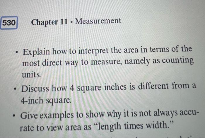 Solved Chapter 11 - Measurement - Explain how to interpret | Chegg.com