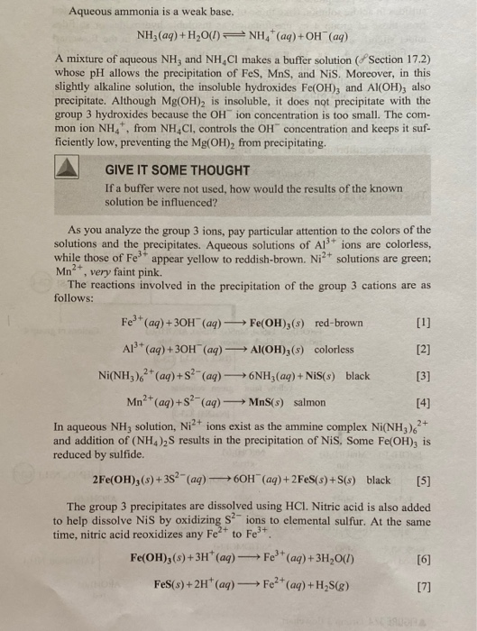 Solved EXPERIMENT REPORT SHEET Abbreviated Qualitative | Chegg.com