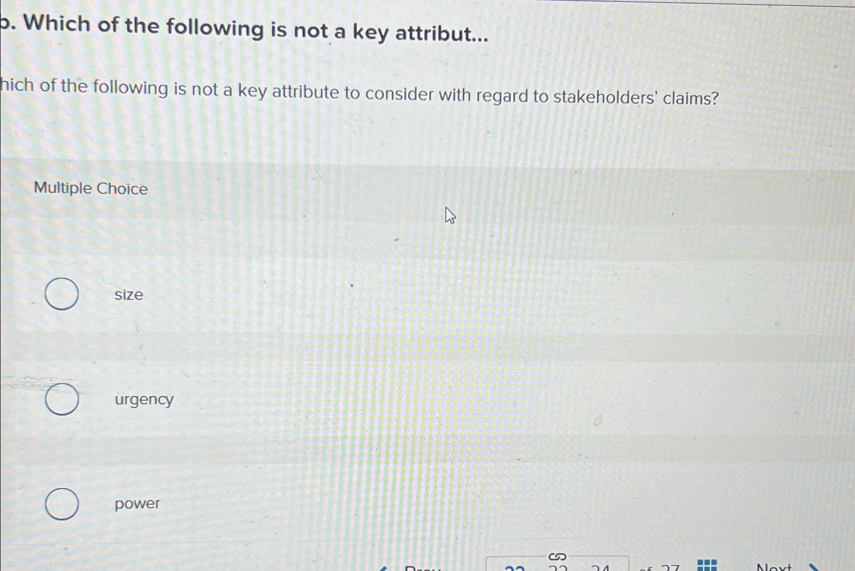 Solved b. ﻿Which of the following is not a key | Chegg.com