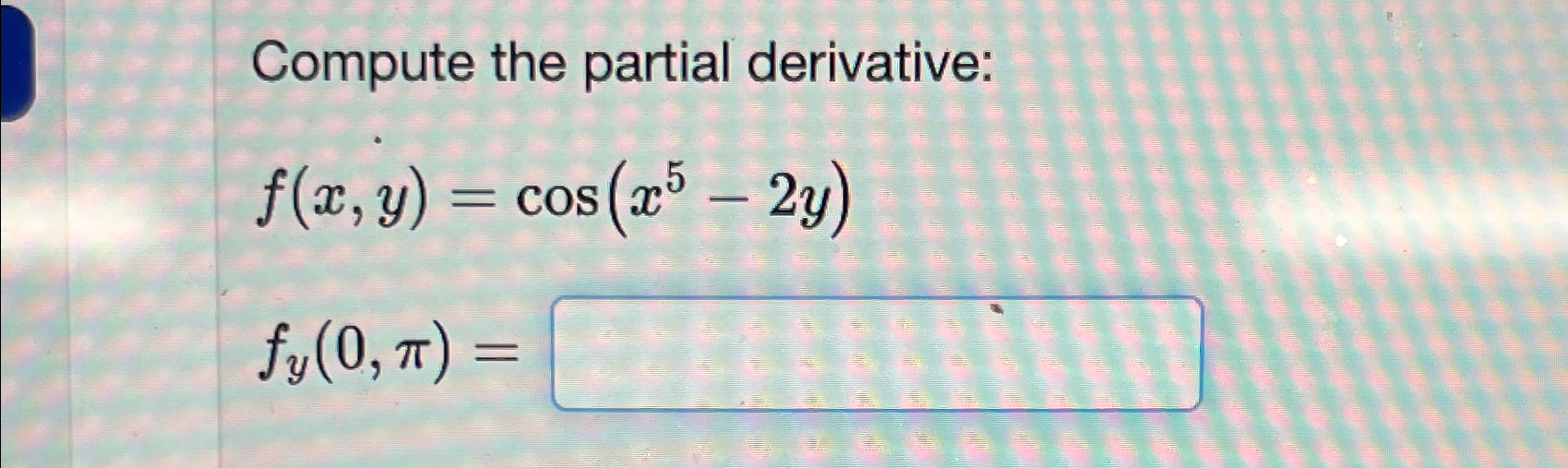 Solved Compute the partial | Chegg.com