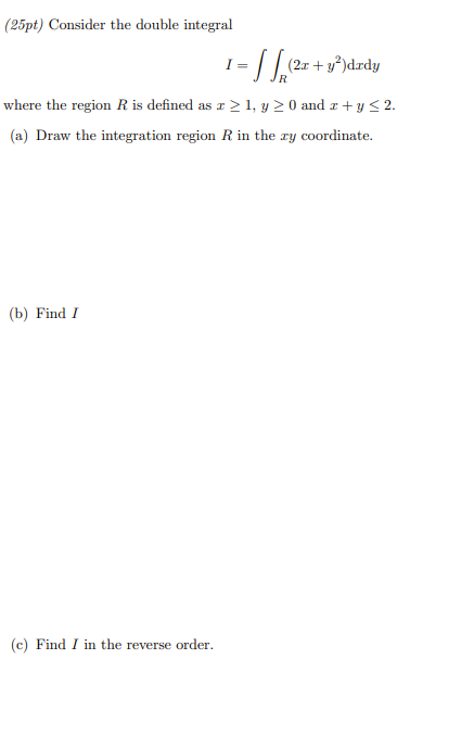 Solved (25pt) Consider the double | Chegg.com Solved (25pt) Consider the double | Chegg.com