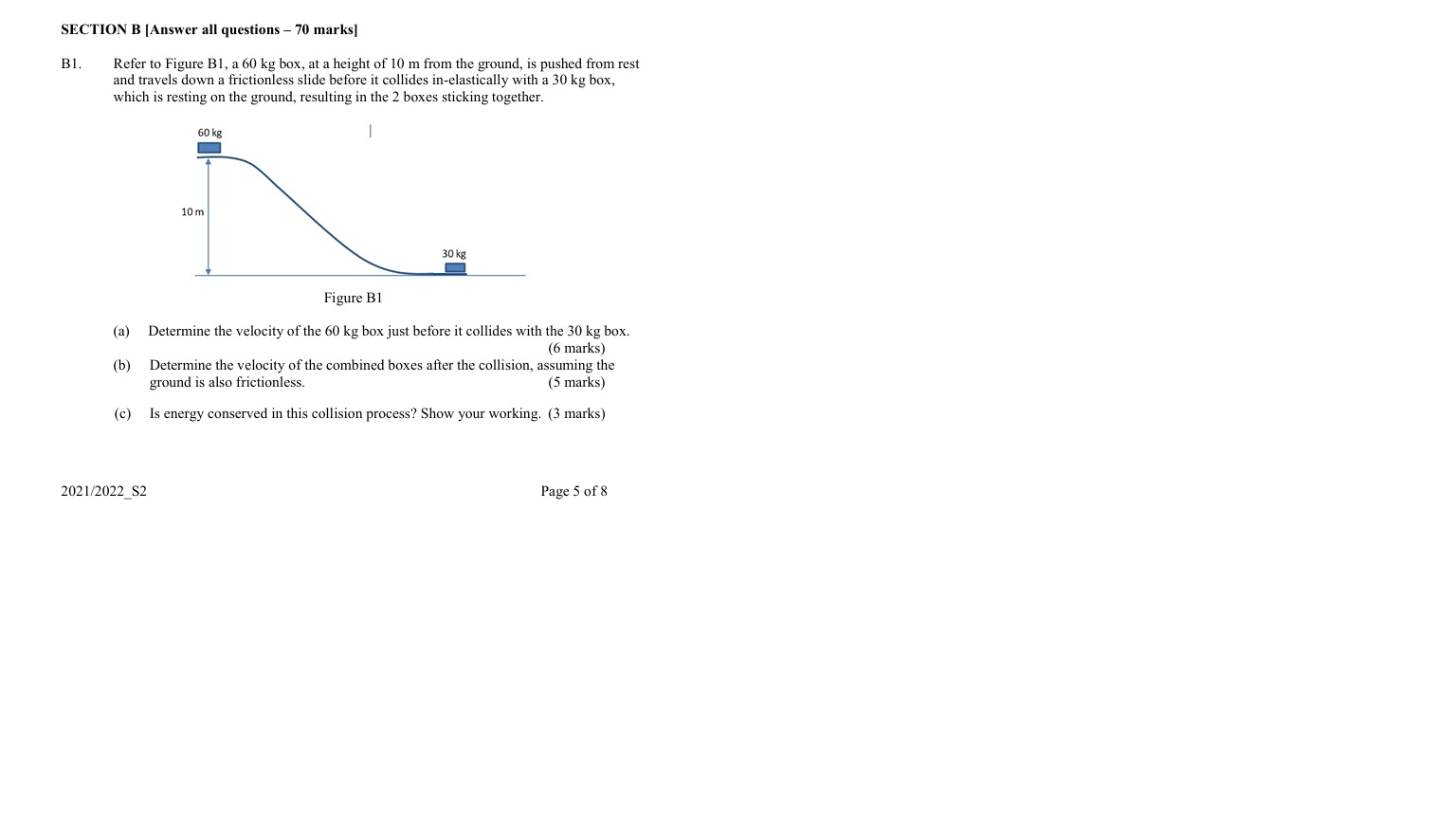 Solved PHY EST Sample 1 ﻿B1Please help me with the question | Chegg.com