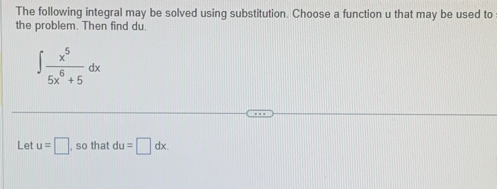 Solved The following integral may be solved using | Chegg.com