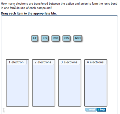 Solved How many electrons are transferred between the cation | Chegg.com