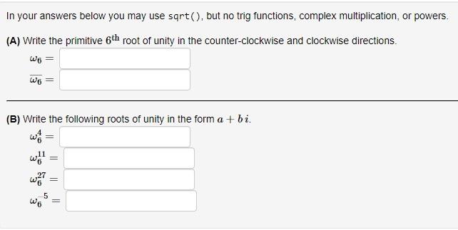Solved In your answers below you may use sqrt(), but no trig | Chegg.com