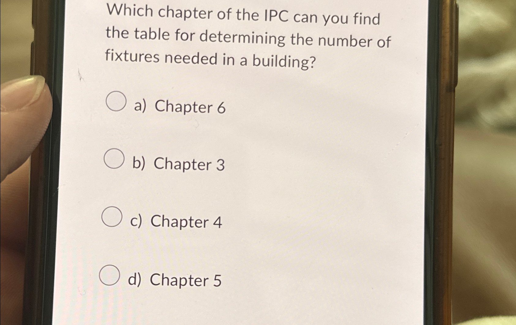 Solved Which chapter of the IPC can you find the table for | Chegg.com