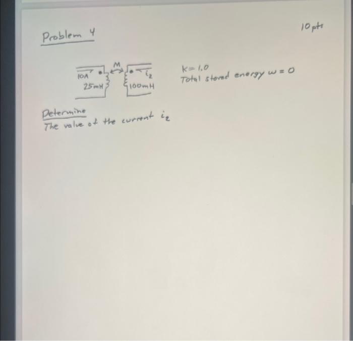 Problem 4 k=1.0 Total stored energy ω=0 The value of | Chegg.com