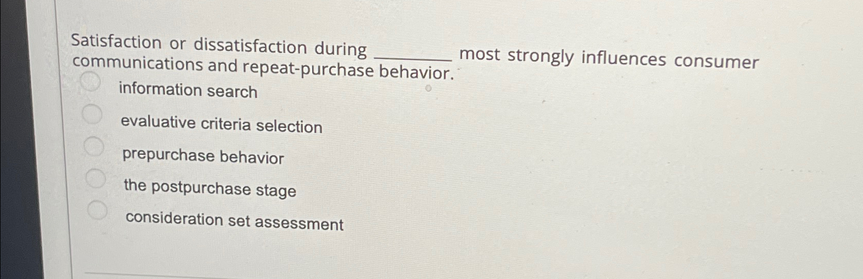 Solved Satisfaction or dissatisfaction during communications | Chegg.com