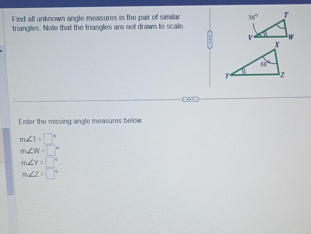 Solved Find all unknown angle measures in the pair of | Chegg.com