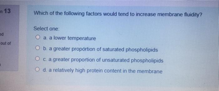 Solved n 13 Which of the following factors would tend to | Chegg.com