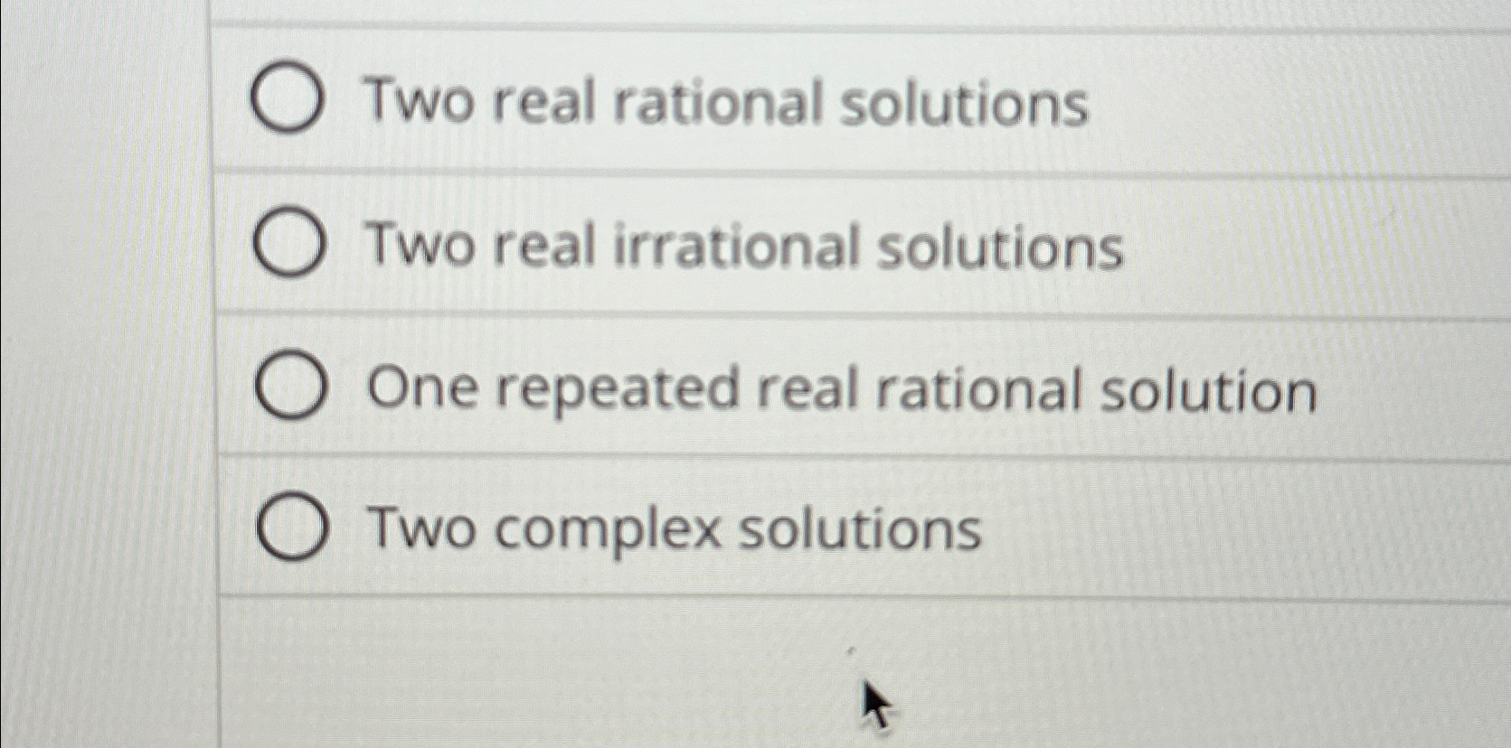 Solved Describe each one. Two real | Chegg.com