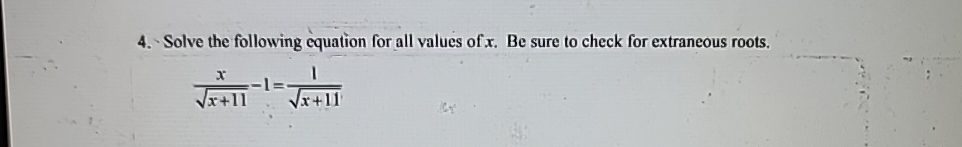 Solved Solve the following equation for all values of x. ﻿Be | Chegg.com