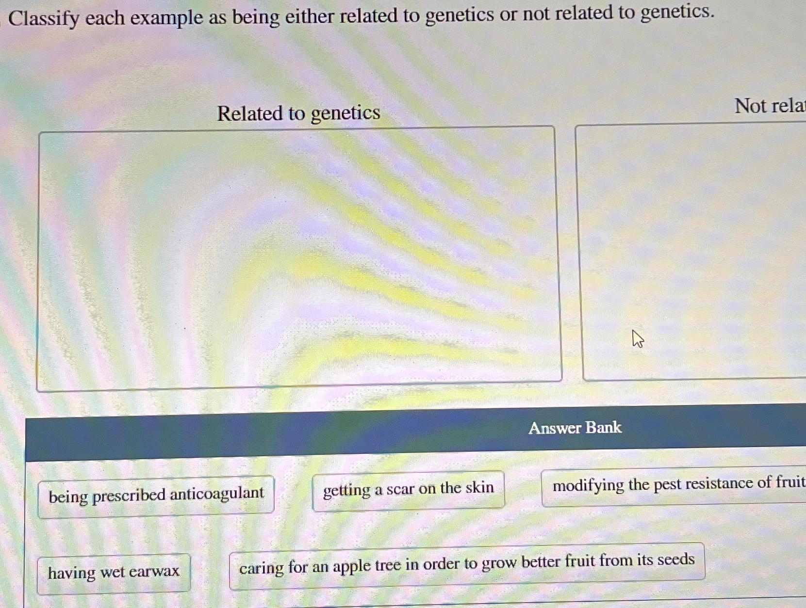Solved Classify each example as being either related to | Chegg.com
