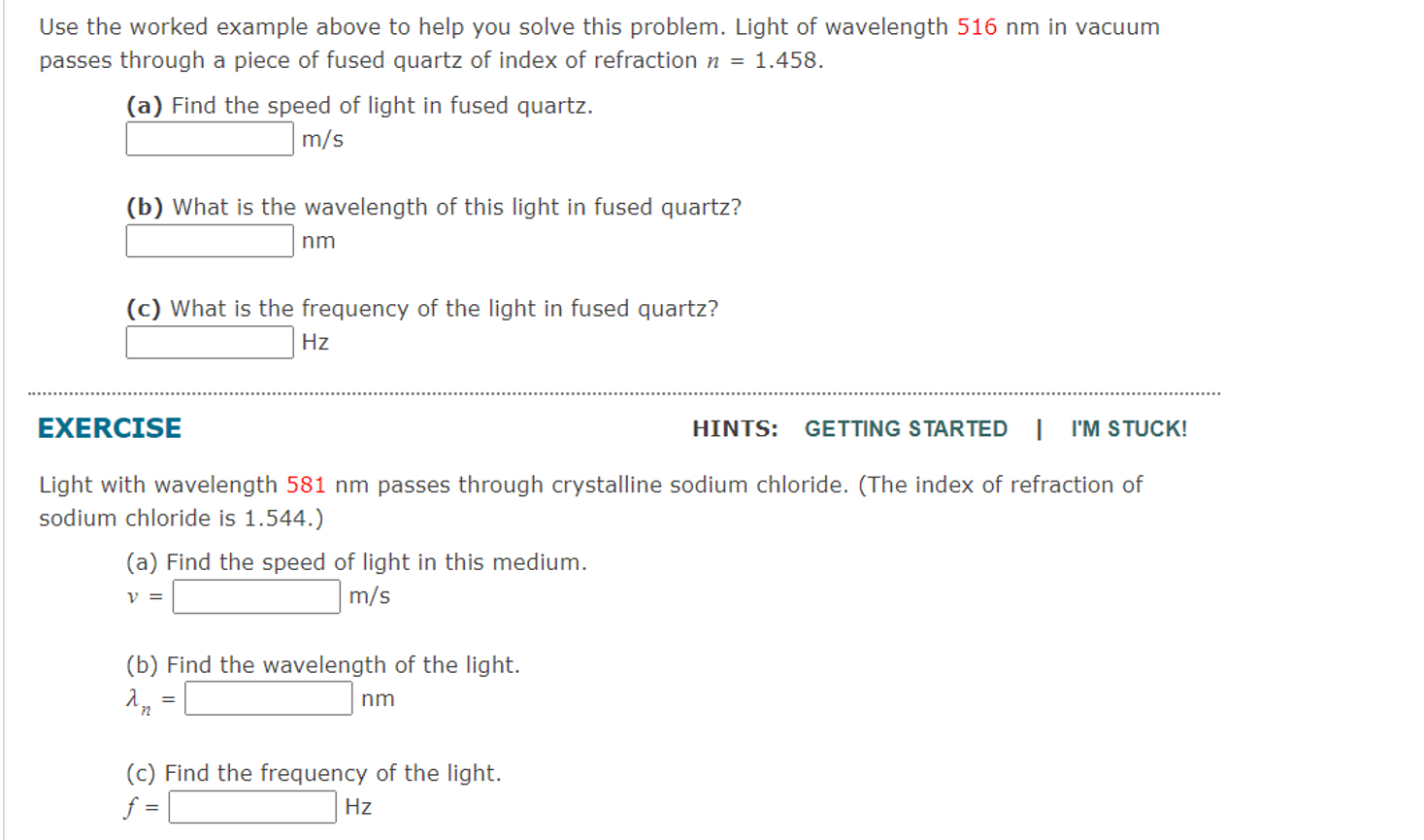 Solved EXERCISEHINTS: GETTING STARTED | ﻿I'M STUCK!Light | Chegg.com