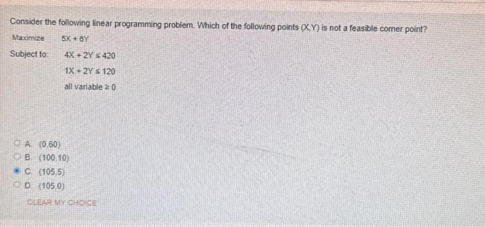 Solved Consider the following linear programming problem. | Chegg.com